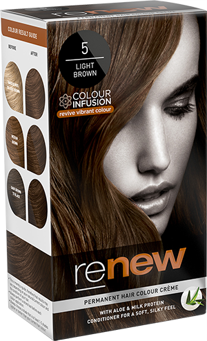 Light Brown Hair Colour | Renew Hair Colour