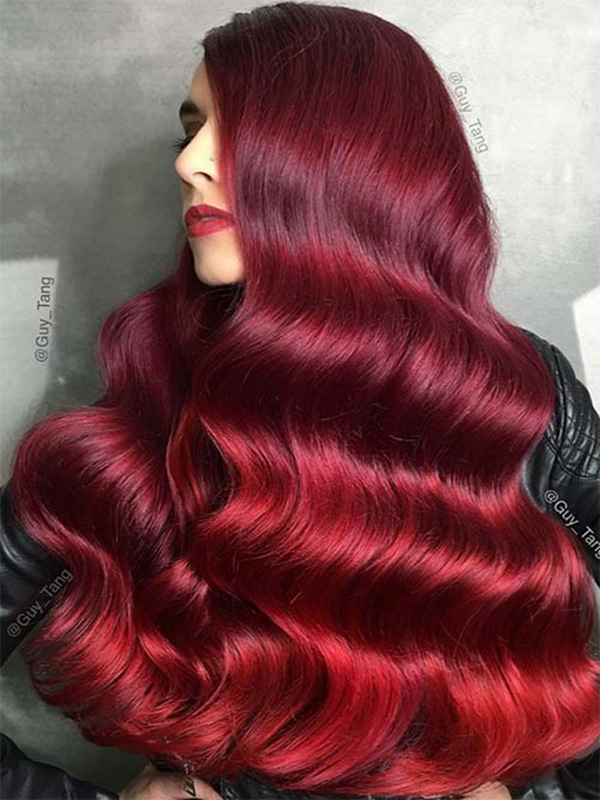 Renew’s Red Wine hair colour - Renew